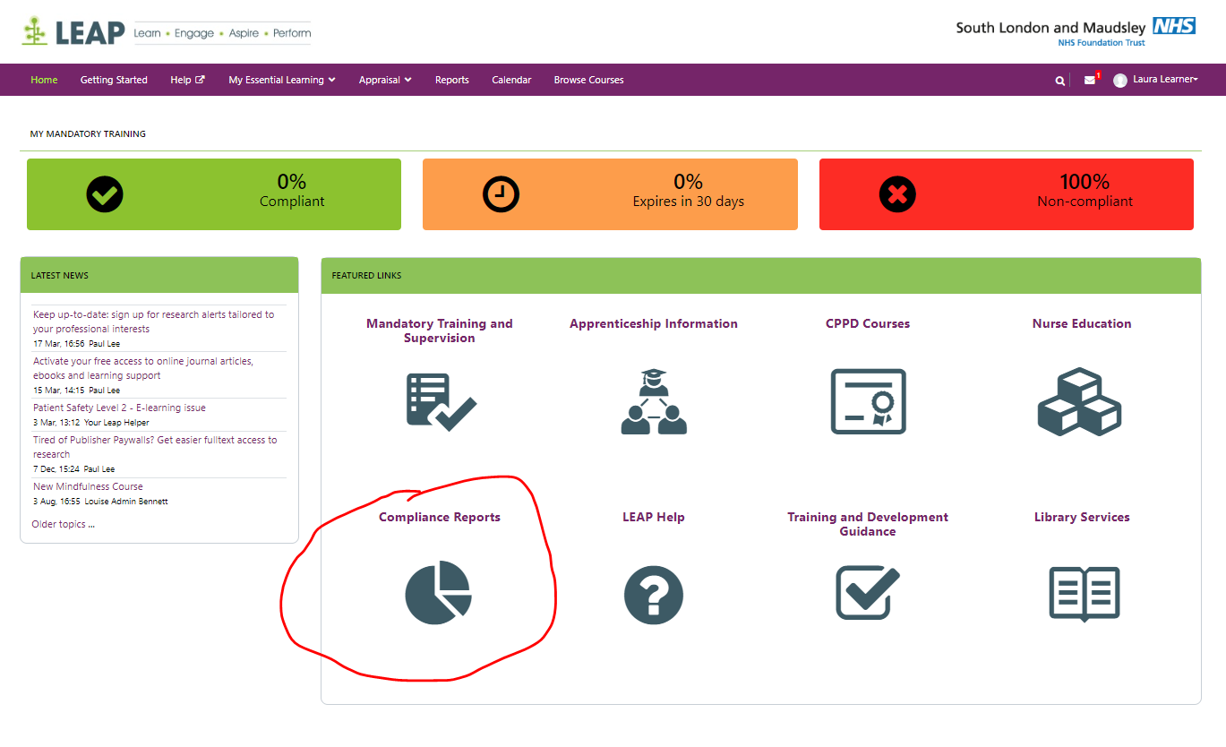Training Compliance & MAST Dashboard Guidance – South London and ...