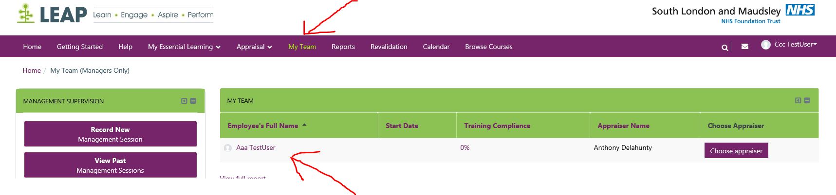 Getting Manager-Appraiser status in LEAP up-to-date – South London and ...